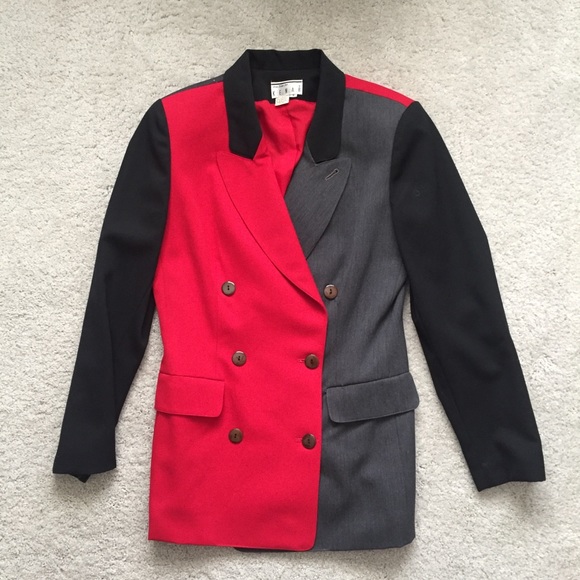 Kenar | Jackets & Coats | Vintage Kenar Colorblock Wool Blazer Size 6 ...